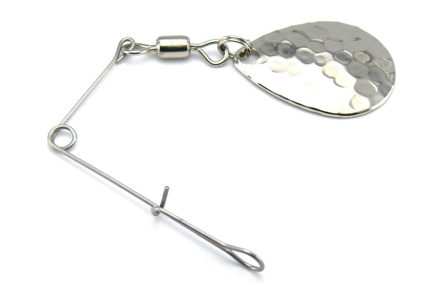 AGM Spinner Jig Size 3 Hammered Silver 5pcs