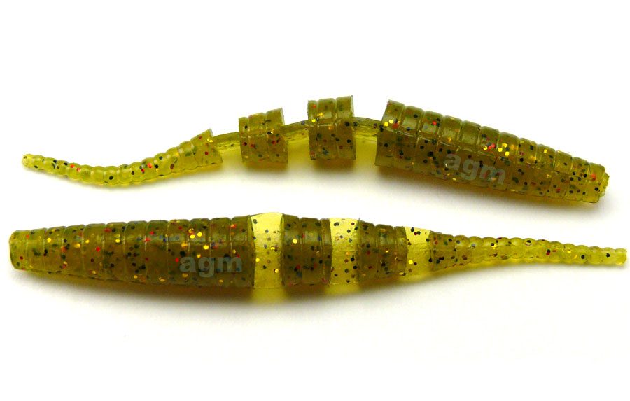 Crazy Fish 2.7" Polaris - 1 Olive (8pcs) - AGM Lure Fishing