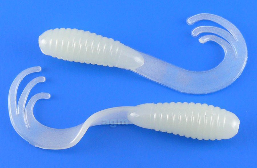 AGM 2in Triple Tip Grub Glow 15pcs