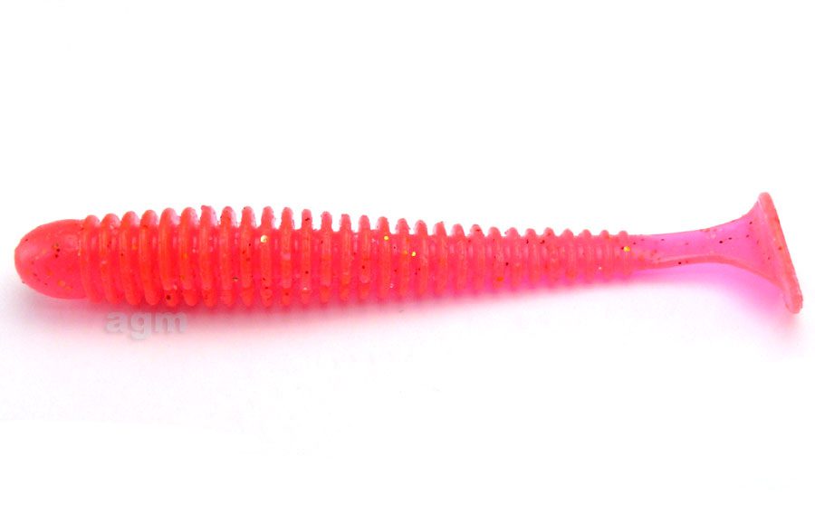 Crazy Fish 3.4" Vibro Worm - 37 Lollipop (5pcs) - AGM Lure Fishing