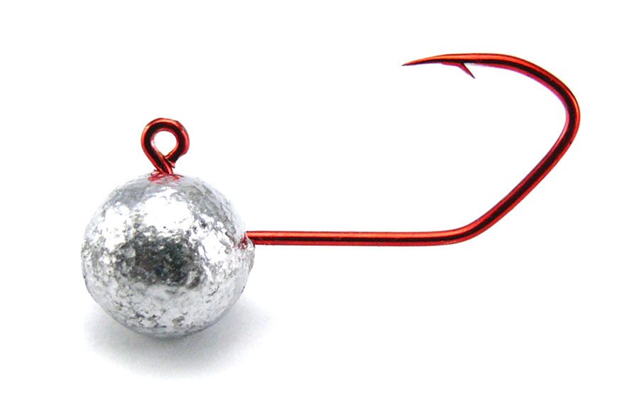 AGM Finesse Sickle Jig Head 3g - Size 6 RED (5pcs)