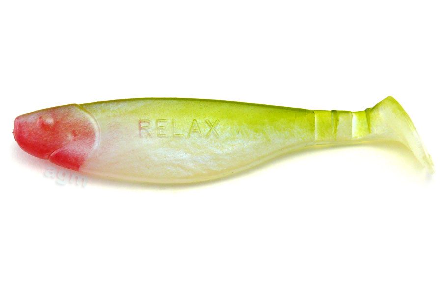 Relax 4" Kopyto Shad - Blue Pearl/Olive Back - AGM Lure Fishing