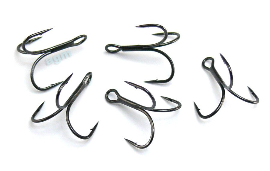 VMC 7552 BN Light Inline Treble Hook Size 8 8pcs