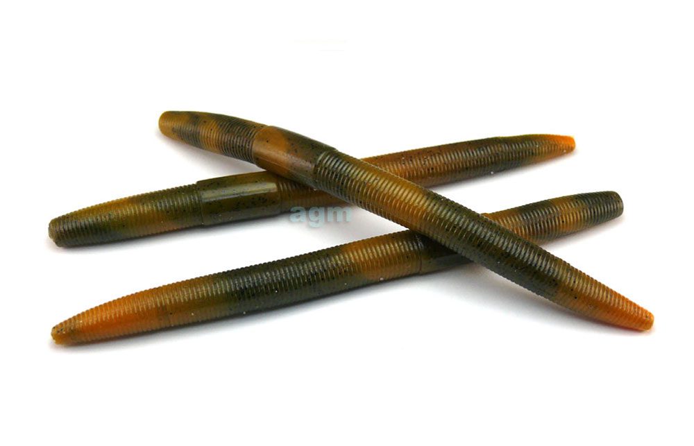 AGM 6in Stick Worm Natural Craw 7pcs