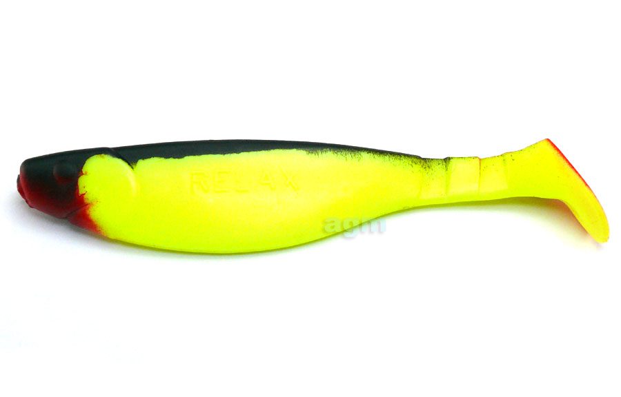 Relax 5" Kopyto Shad - Silk Chartreuse/Black Back