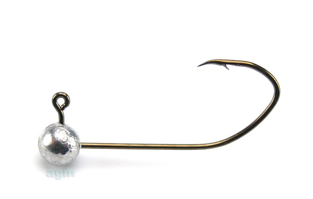 AGM Finesse Sickle Jig Head 1.5g - Size 1/0 (5pcs) - AGM Lure Fishing