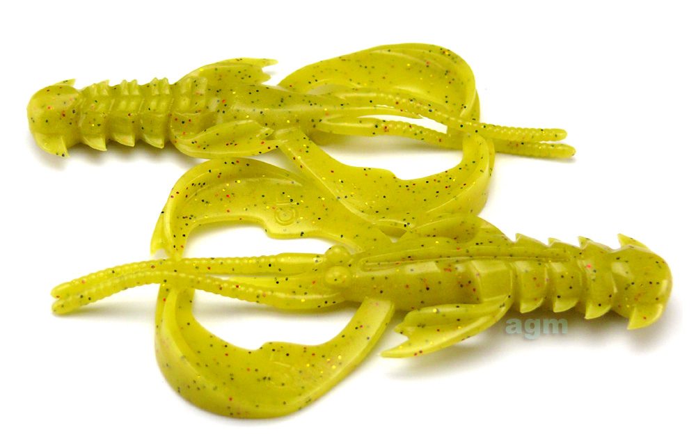 Crazy Fish 3.2in Floating Nimble 1 Olive 6pcs