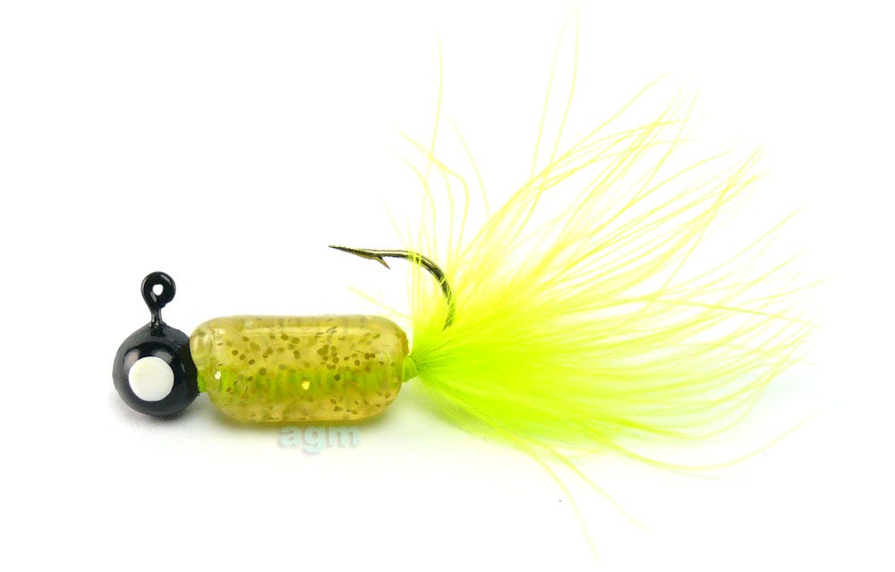 AGM Fly Jig 1.7g Black/Gold/Chartreuse